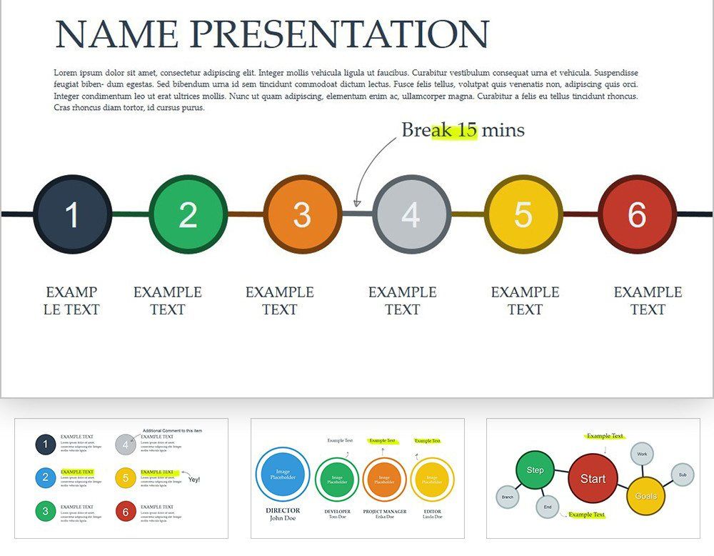Venn Animation PowerPoint Charts