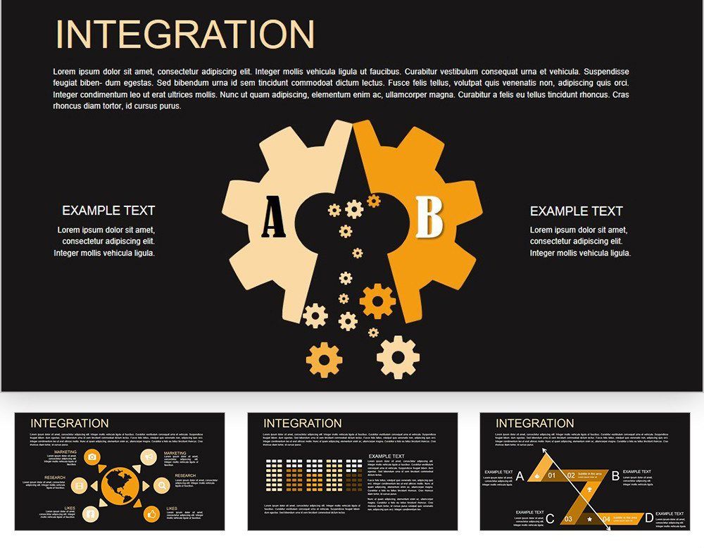 Integration Animation PowerPoint Charts Template: Download Presentation