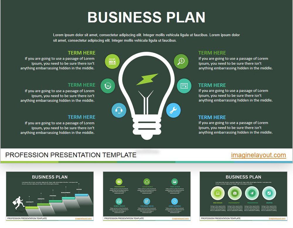 Business Plan Animation PowerPoint Charts Template - Download Now