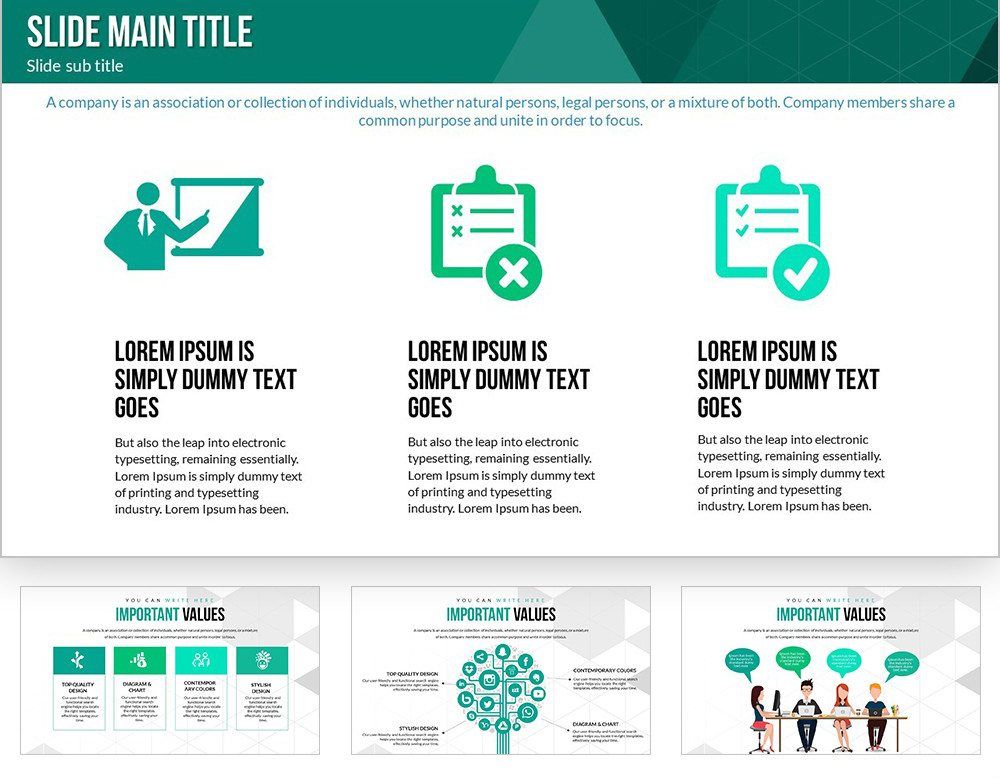 Factors of Personality Development PowerPoint Charts | Download Template