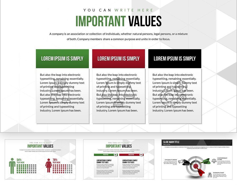 Tech Effects PowerPoint Charts Template