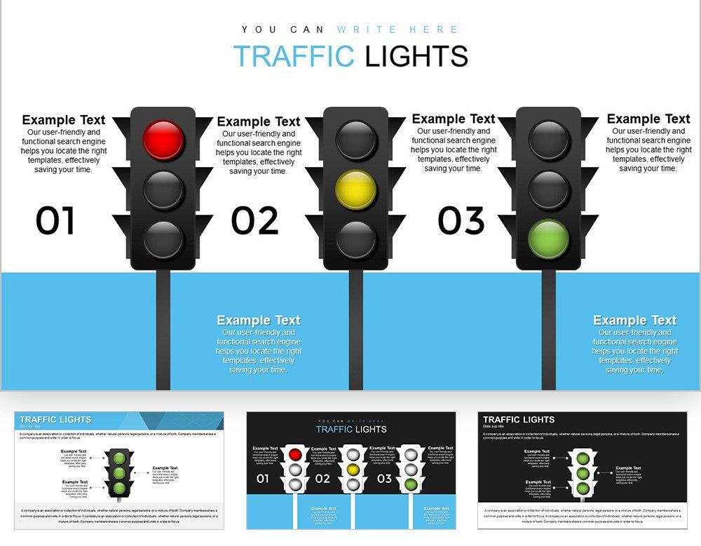 Free Traffic Light PPT Charts: Visualize Status Easily