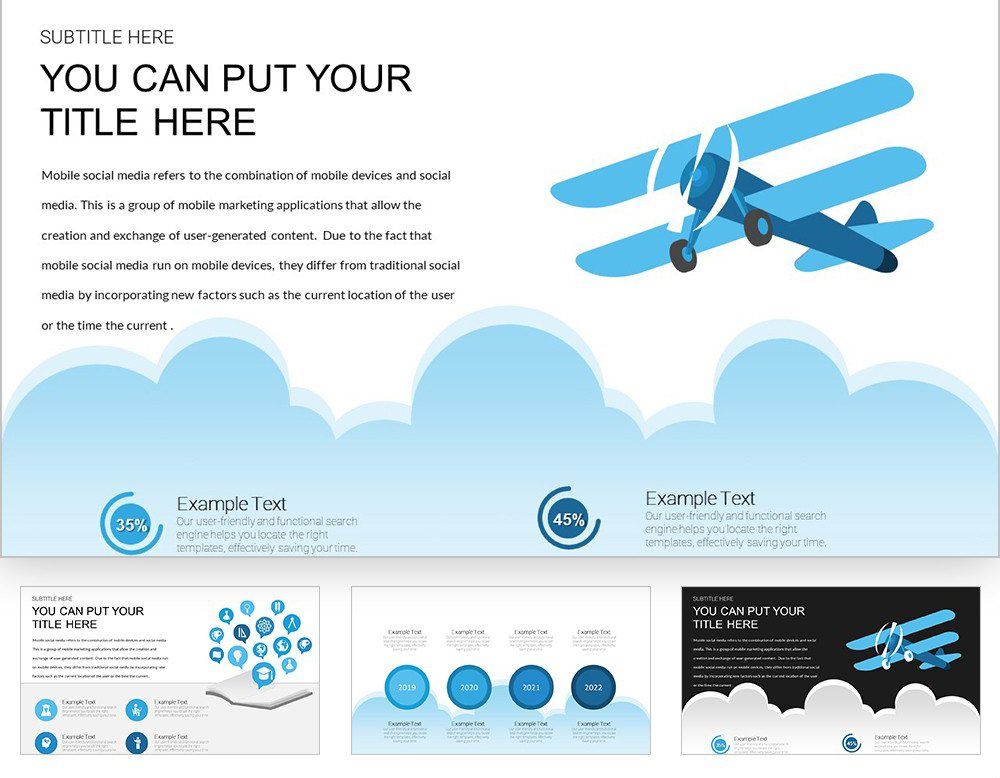 Navigate Work Experience PowerPoint Charts Template