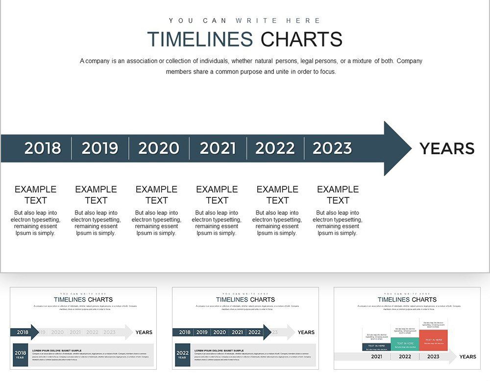 Timelines Work PowerPoint Charts Template | Presentation