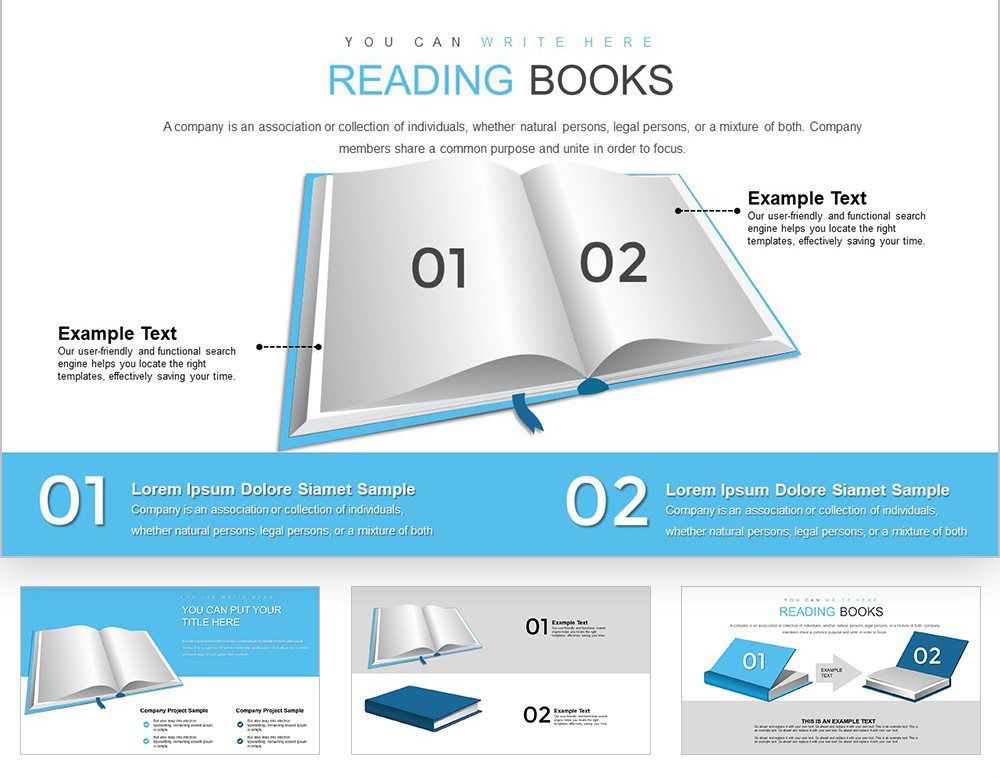Education Books PowerPoint Charts: Engage Learners
