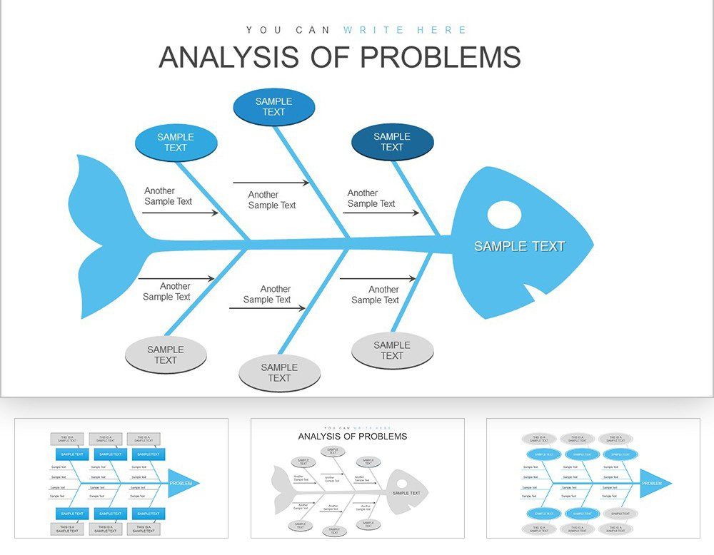Analysis Of Problems PowerPoint Charts Template - Download Presentation