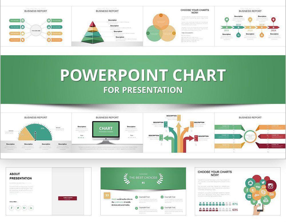 Graph PowerPoint Charts for Presentation