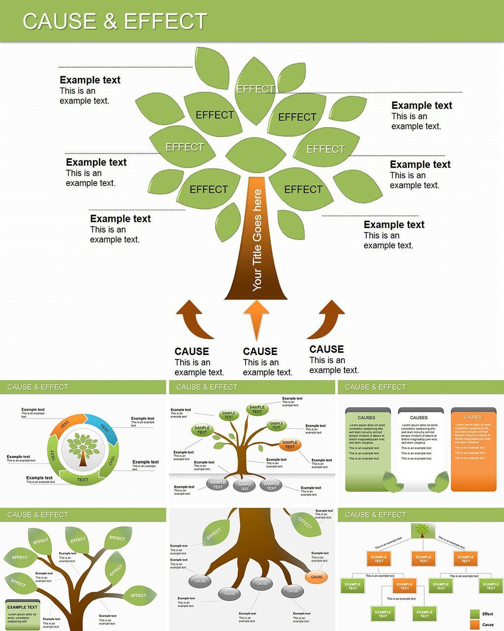 Cause and Effect PowerPoint Diagrams
