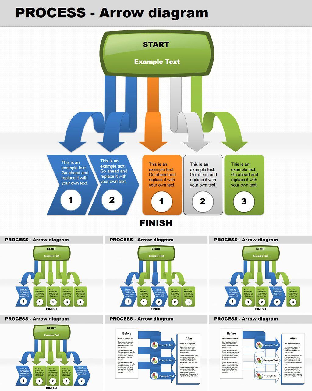 Process Arrow PowerPoint diagram