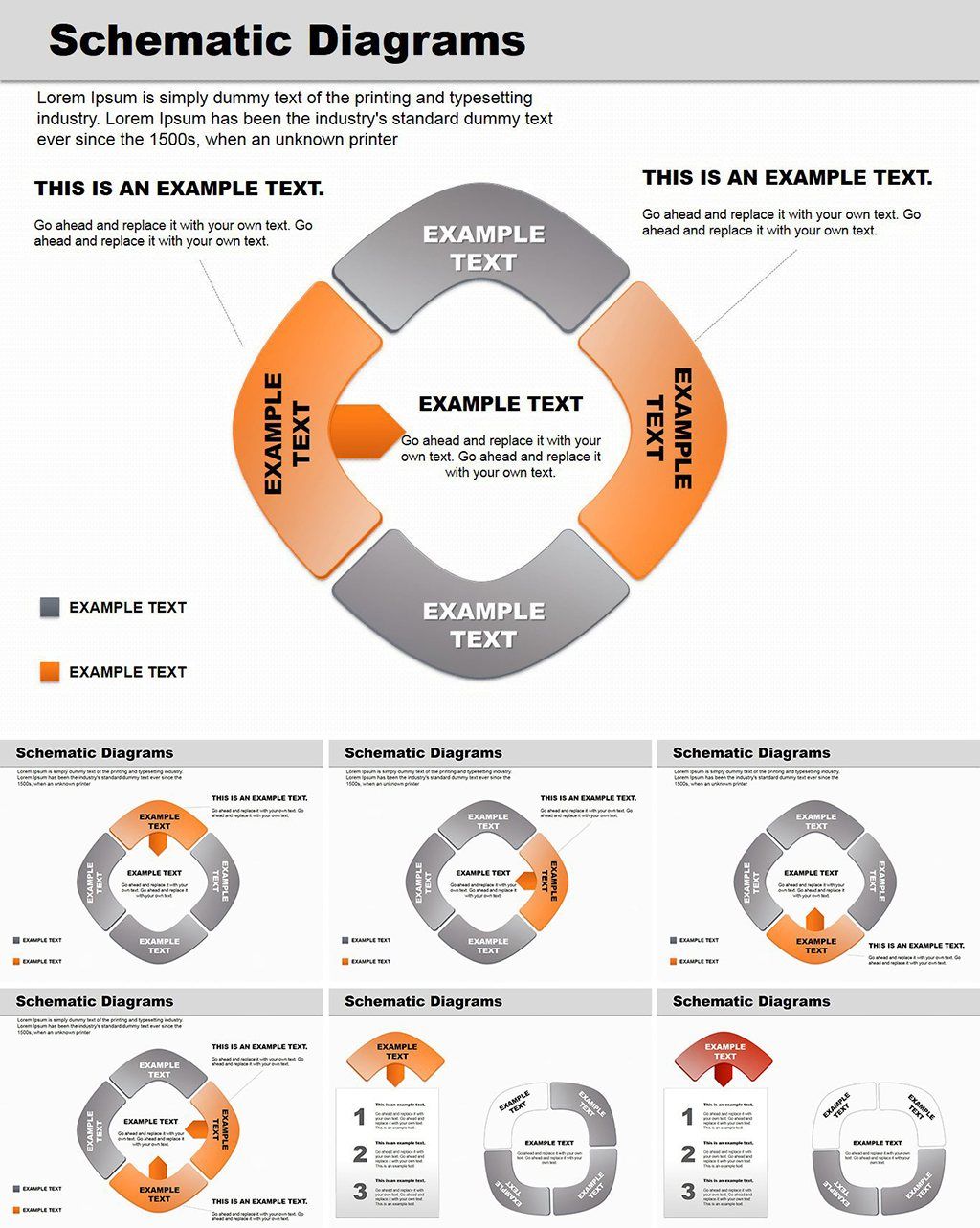 Schematic PowerPoint Diagrams Template: Download PPTX