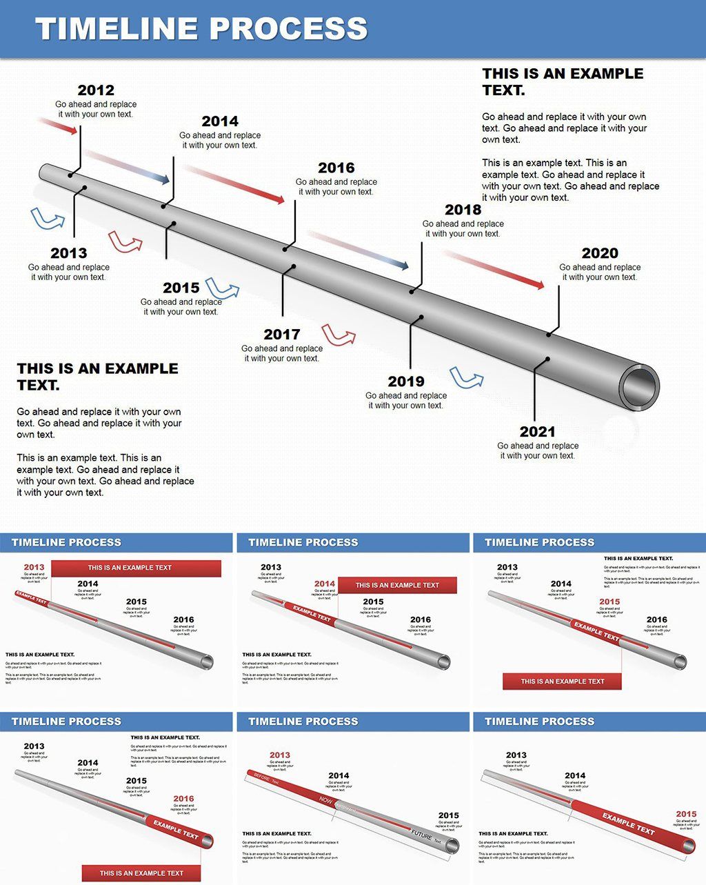 Timeline Process PowerPoint Diagrams