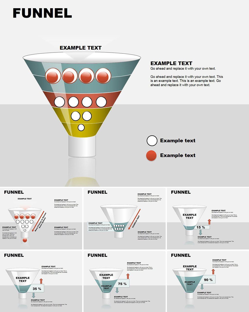 Funnel PowerPoint diagrams