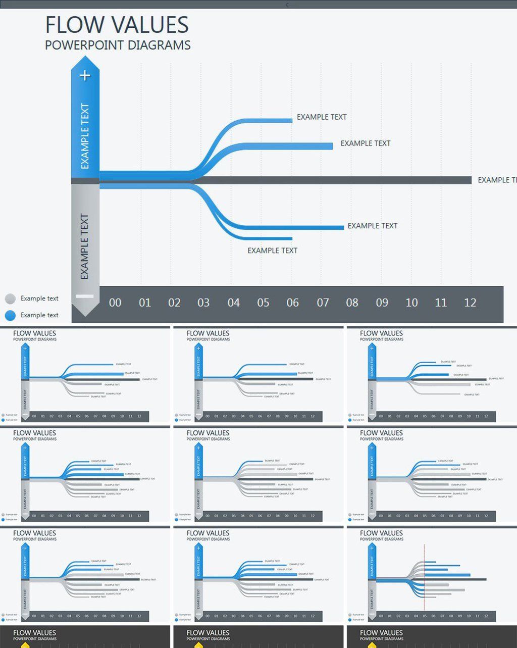 Data Flow PowerPoint Diagrams Template: Download PPTX