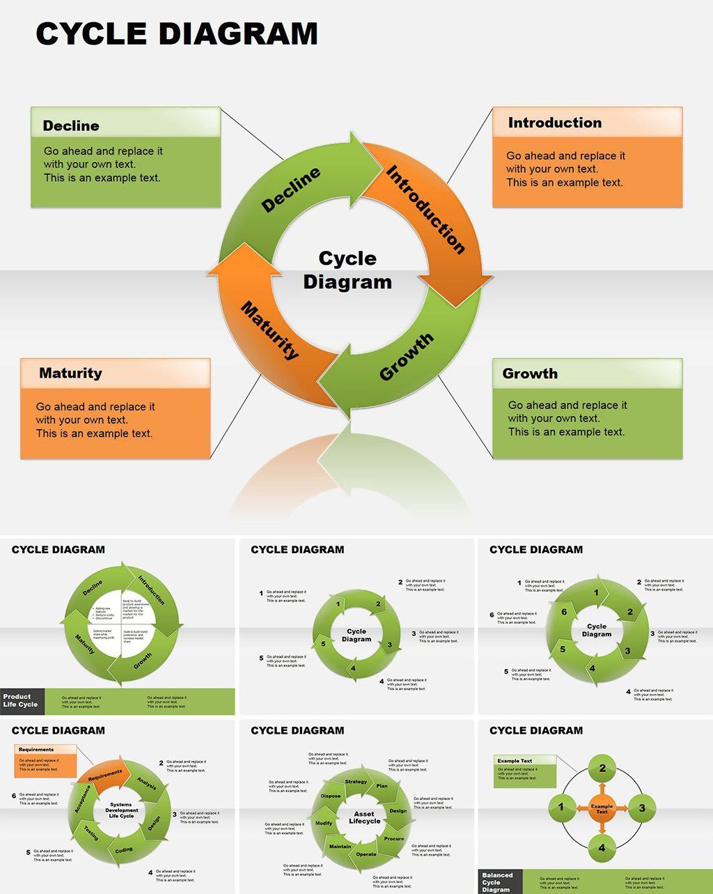 Cycle Analytical PowerPoint Diagrams Template