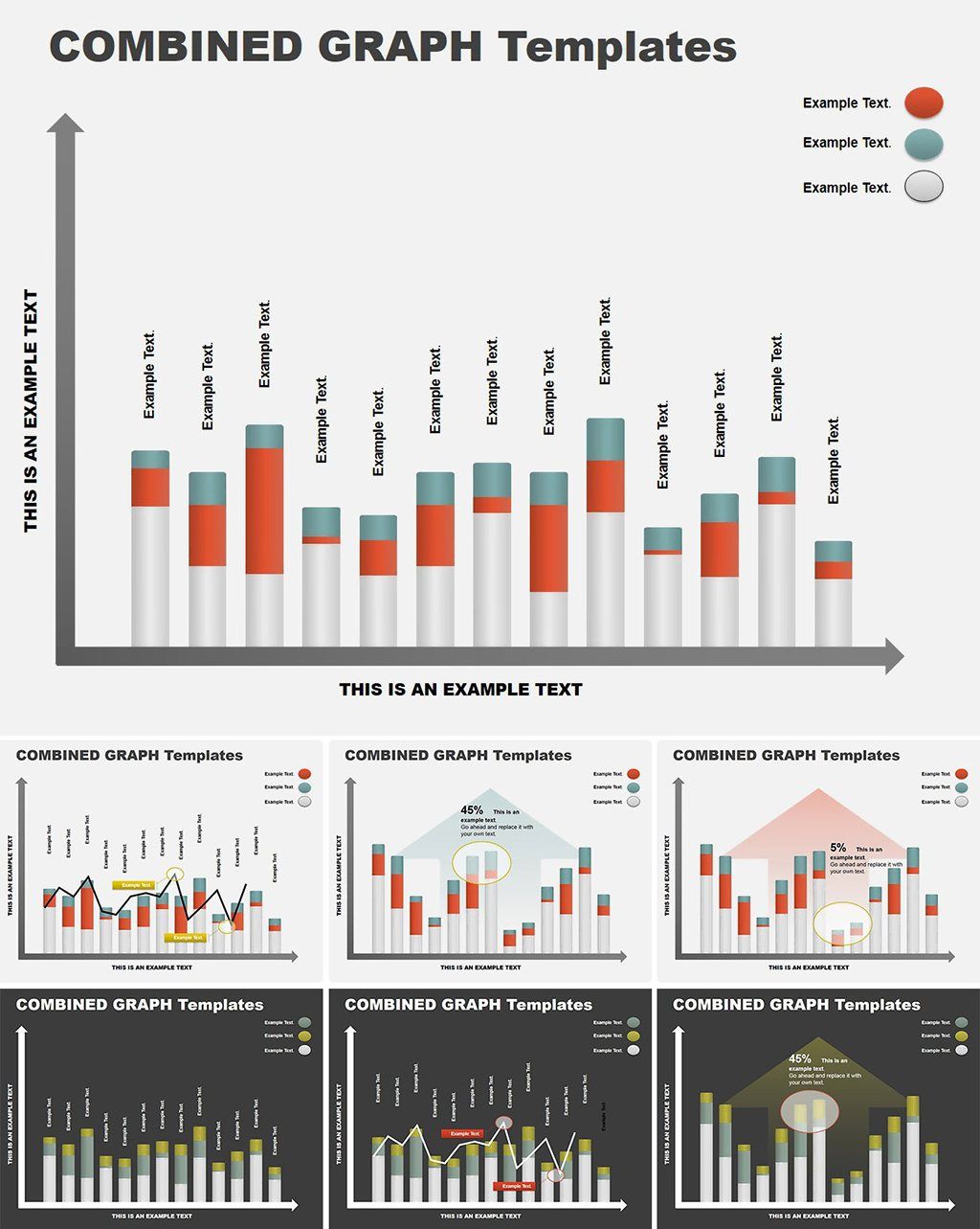 Column Graph PowerPoint Diagrams