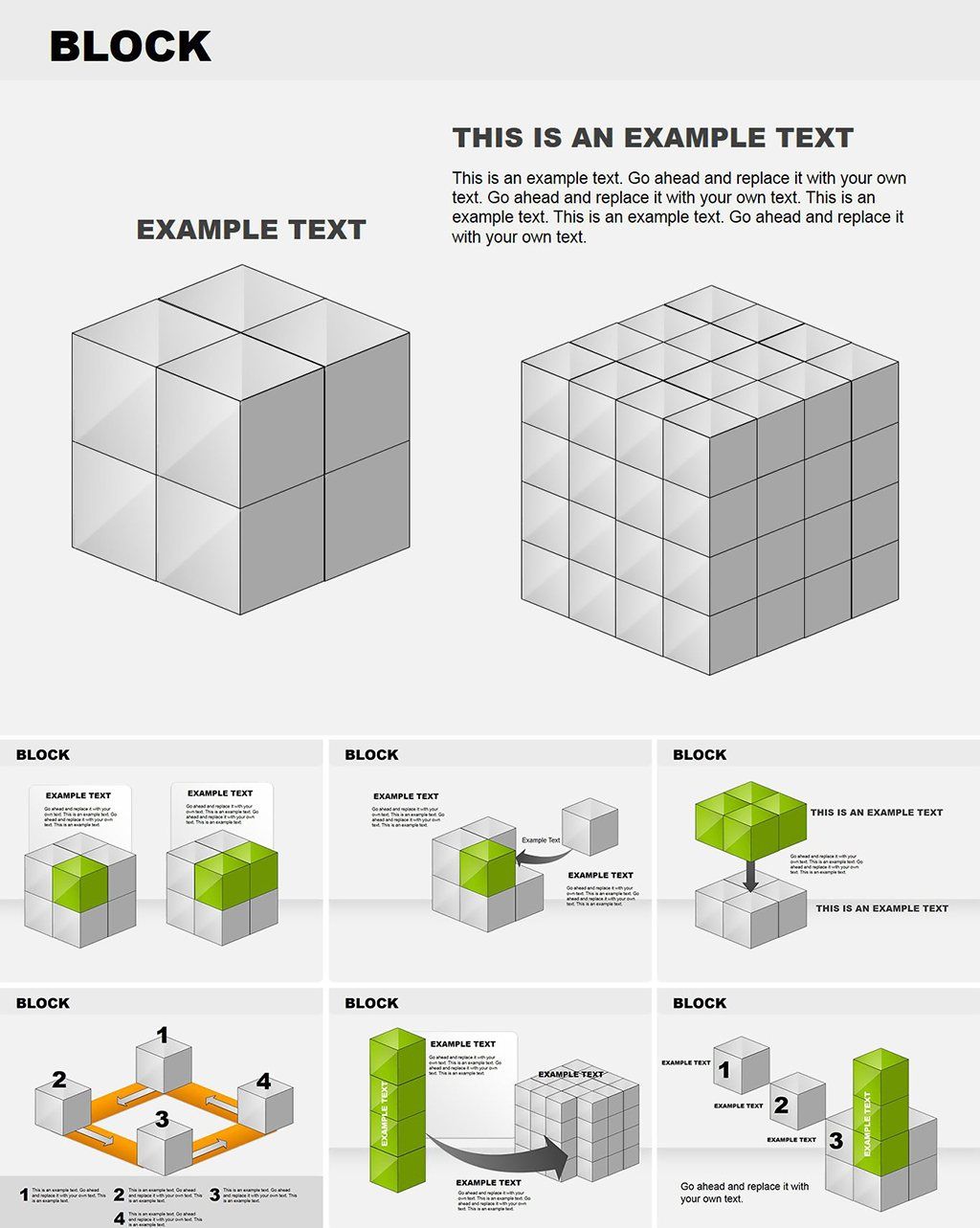 Block PowerPoint Diagrams Templates: Download PPTX