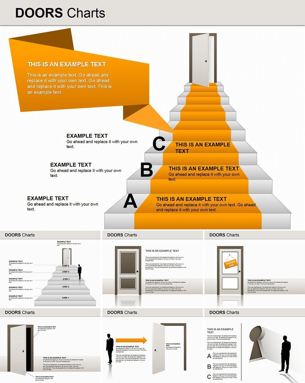 Doors PowerPoint Diagrams: Download PPTX