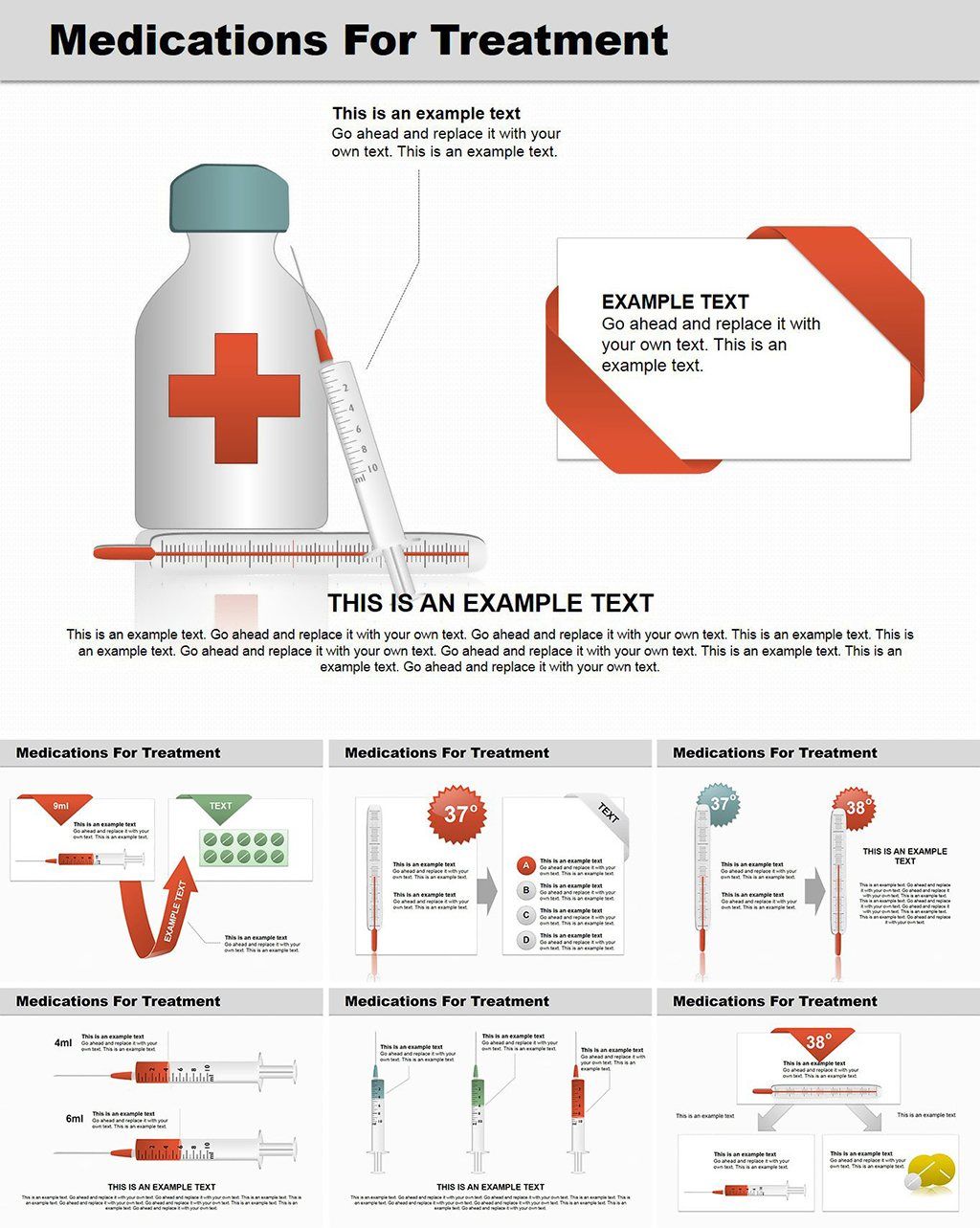 Medications For Treatment PowerPoint Diagrams: Download PPTX