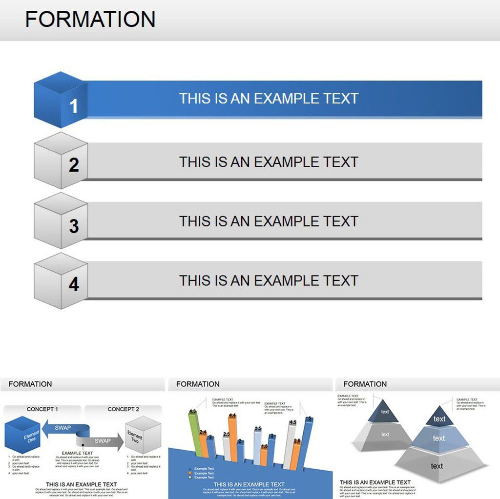 Formation PowerPoint Diagrams