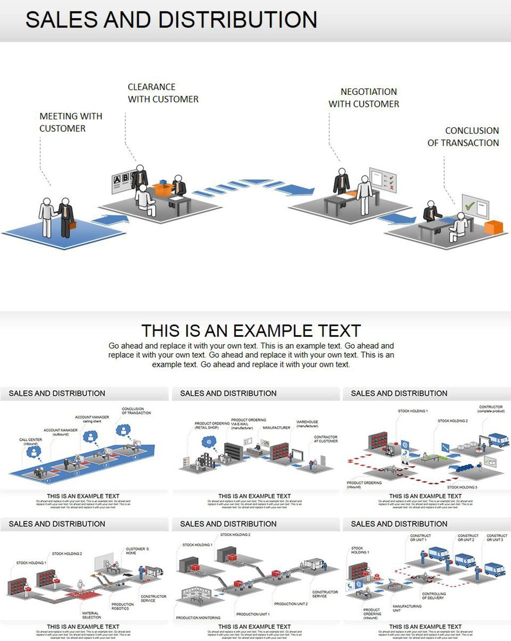 Sales Distribution PPT: 13 Customizable Diagrams for Growth