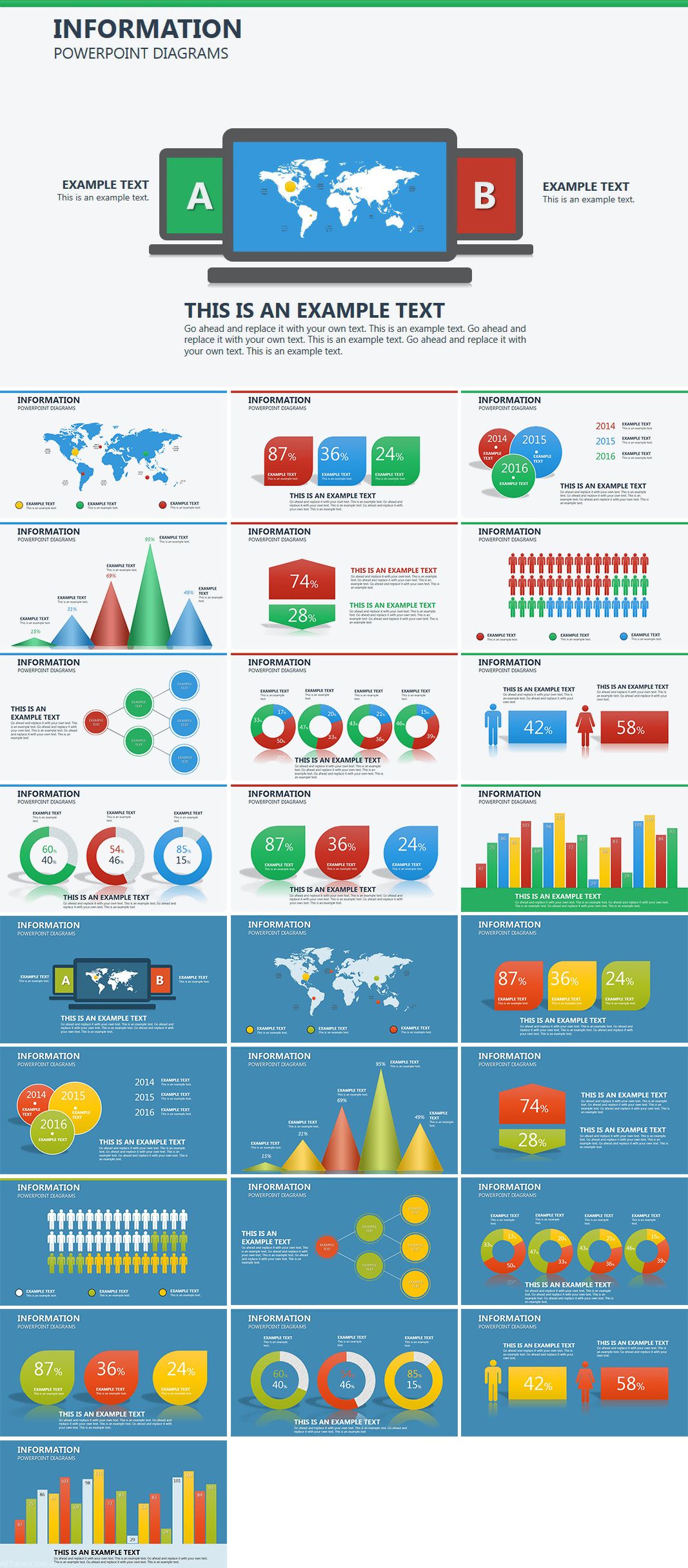 Information PowerPoint Diagrams: Download PPTX