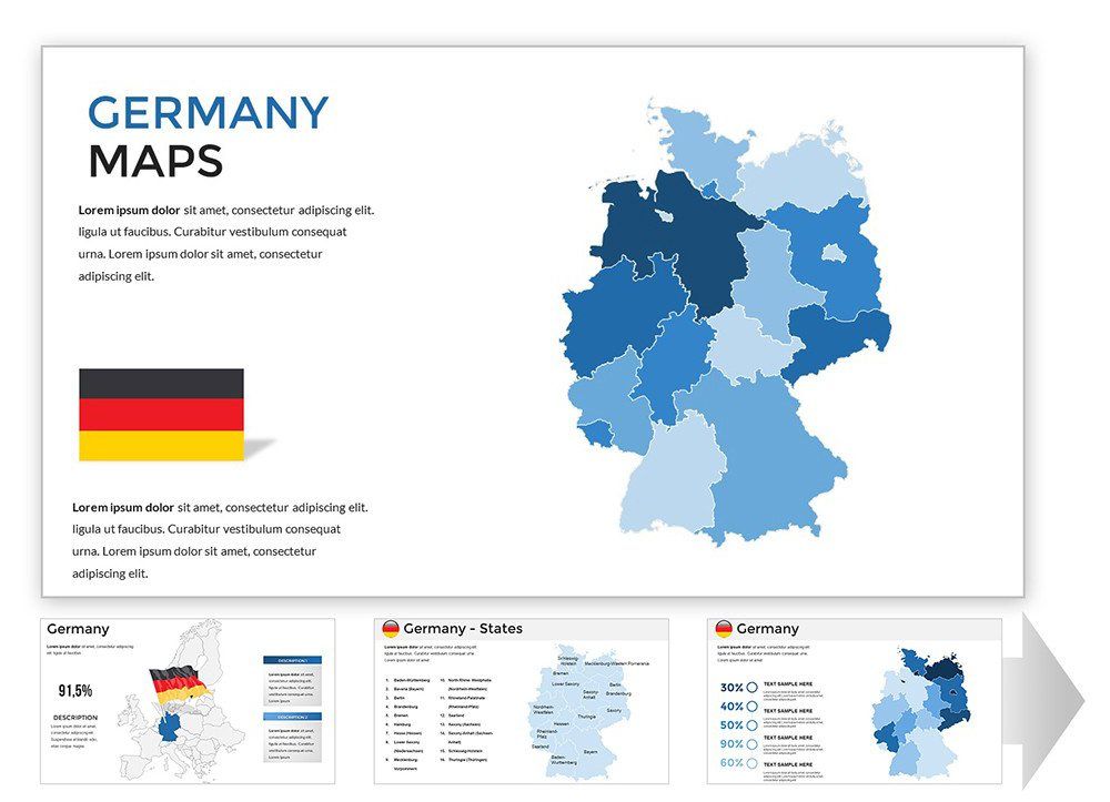 Germany PowerPoint Maps Template: Download PPT