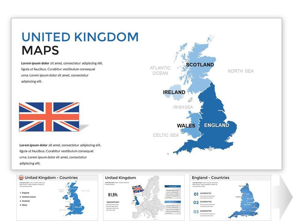 United Kingdom PowerPoint Maps Template: Download PPT