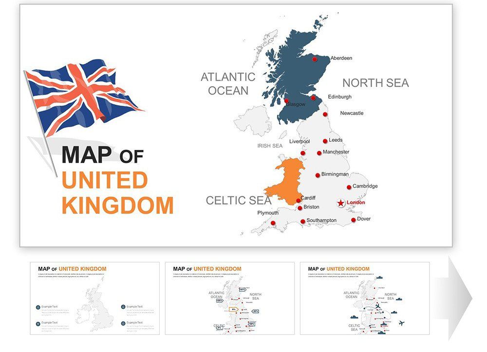 Editable United Kingdom PowerPoint Map | ImagineLayout.com
