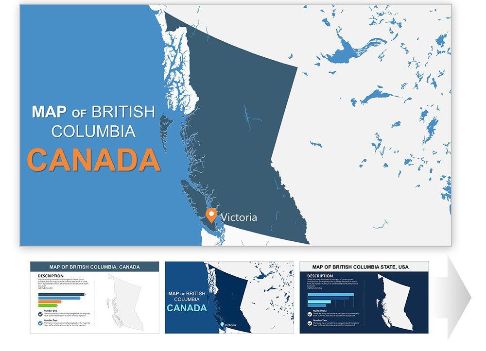 BC Canada Map PPT: 12 Editable Essentials