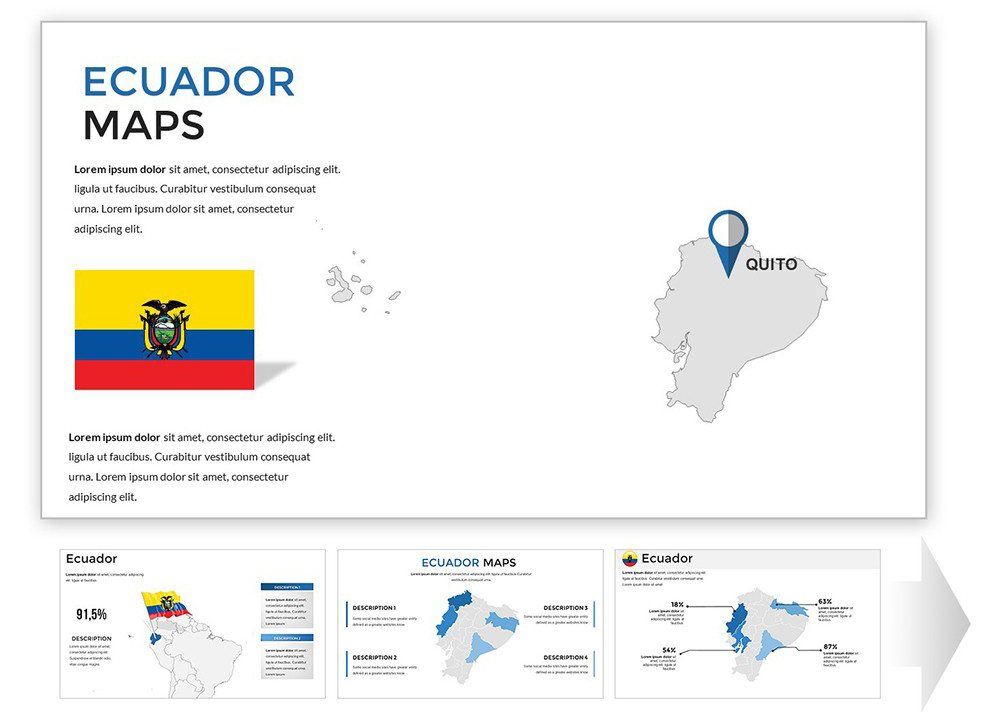 Ecuador PowerPoint Maps: Download PPT