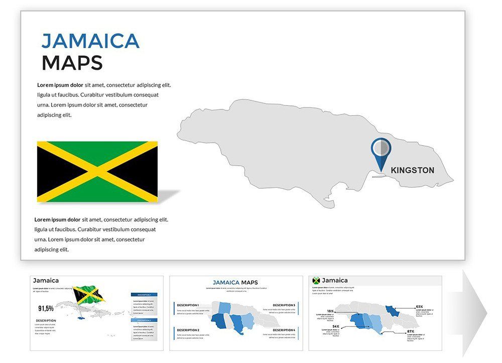 Download Jamaica PowerPoint Maps and Infographics for Presentations