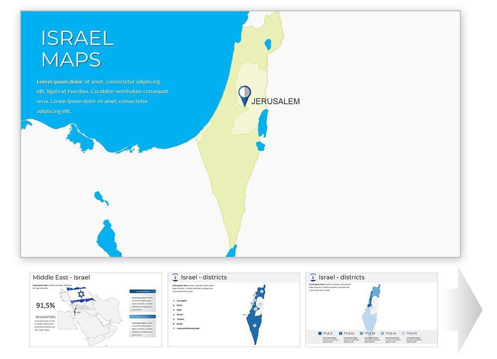 Israel PPT Maps Template: Customizable & Versatile