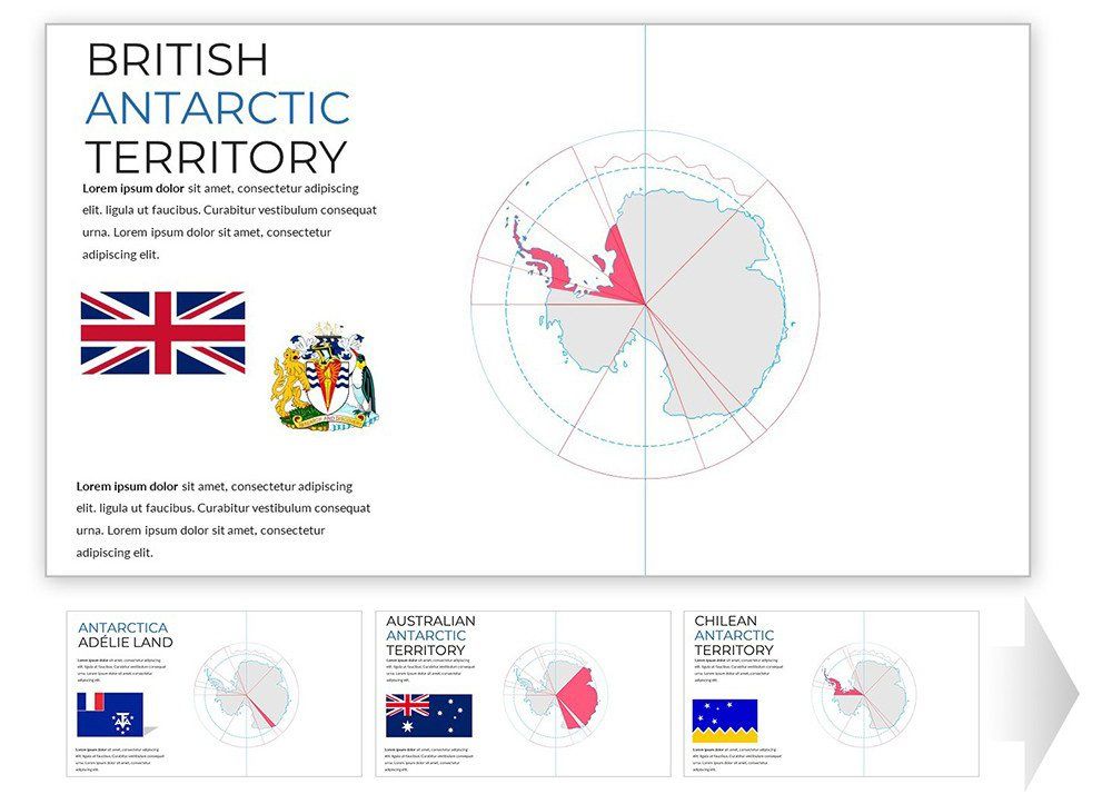Antarctica PowerPoint Maps: Template