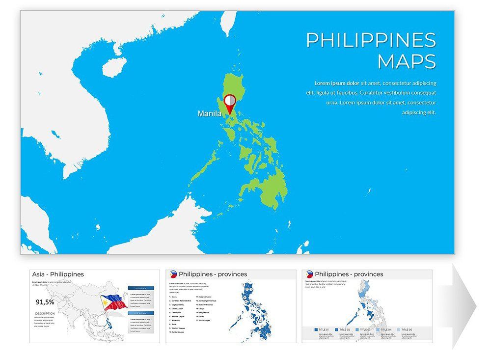 Philippines PowerPoint Maps: 37 Slides for Regional Mastery