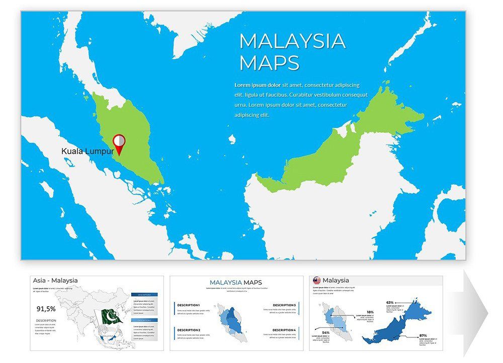 Malaysia PowerPoint Maps: Download Editable PPT Templates