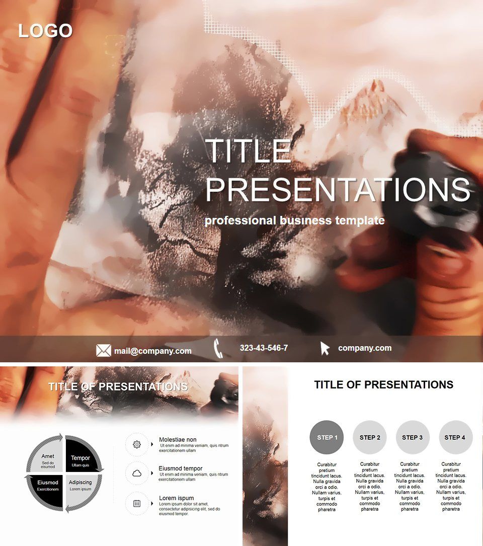 Learn Draw PowerPoint Template - Design Presentation