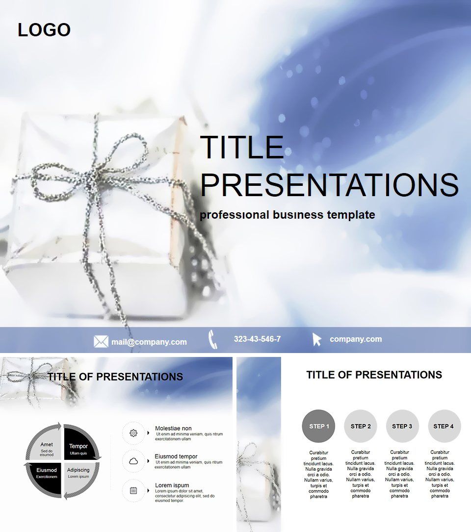 Surprise Gift PowerPoint Template - Download Presentation PPTX