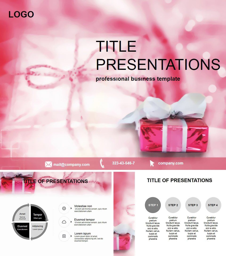 Greeting Gifts PowerPoint templates