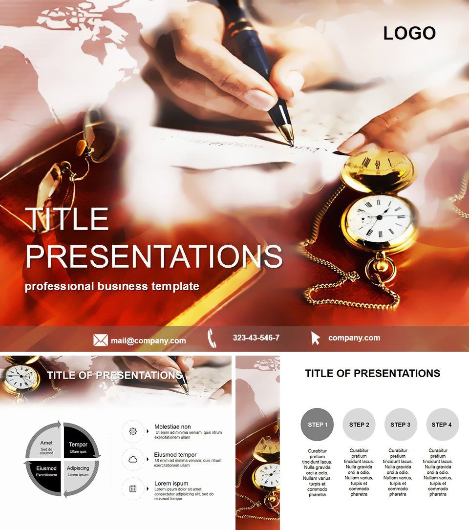 Documents Prep Business PowerPoint Template