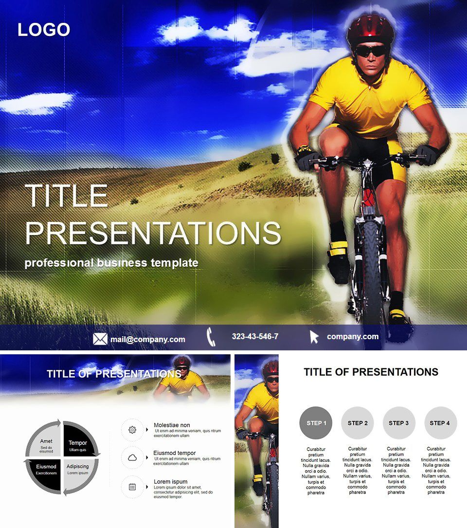 Mountain Bike Trips PowerPoint Template Guide