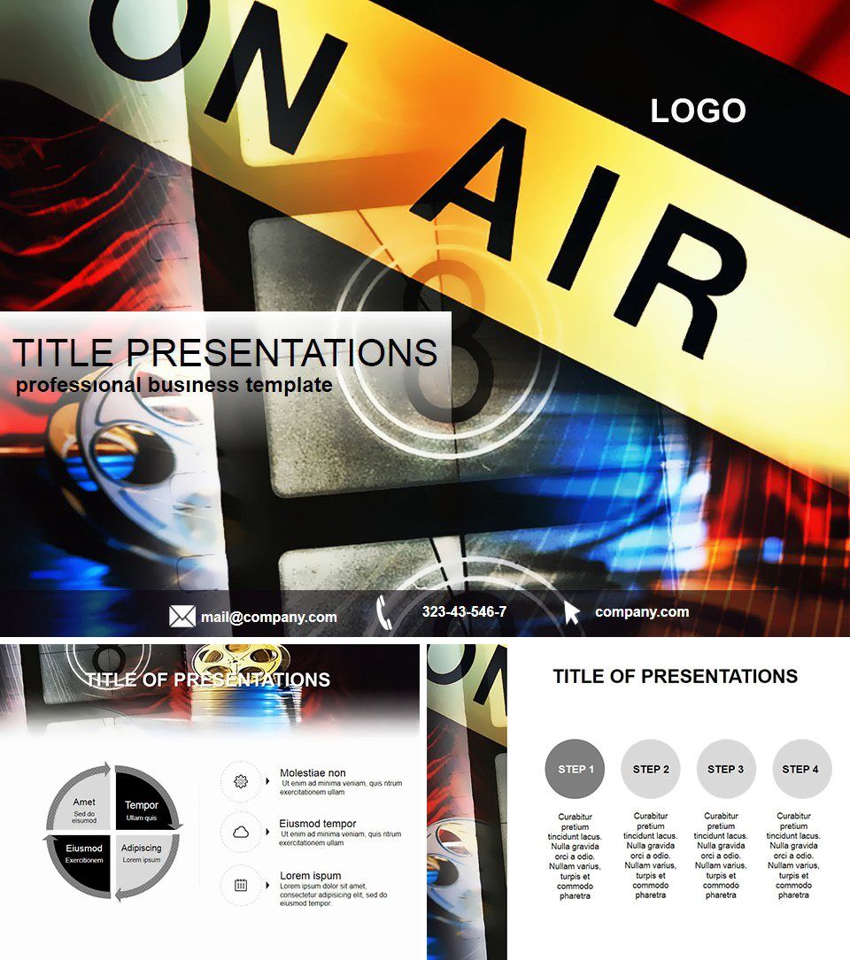 Live Movie PowerPoint Template - Professional Presentation | Download