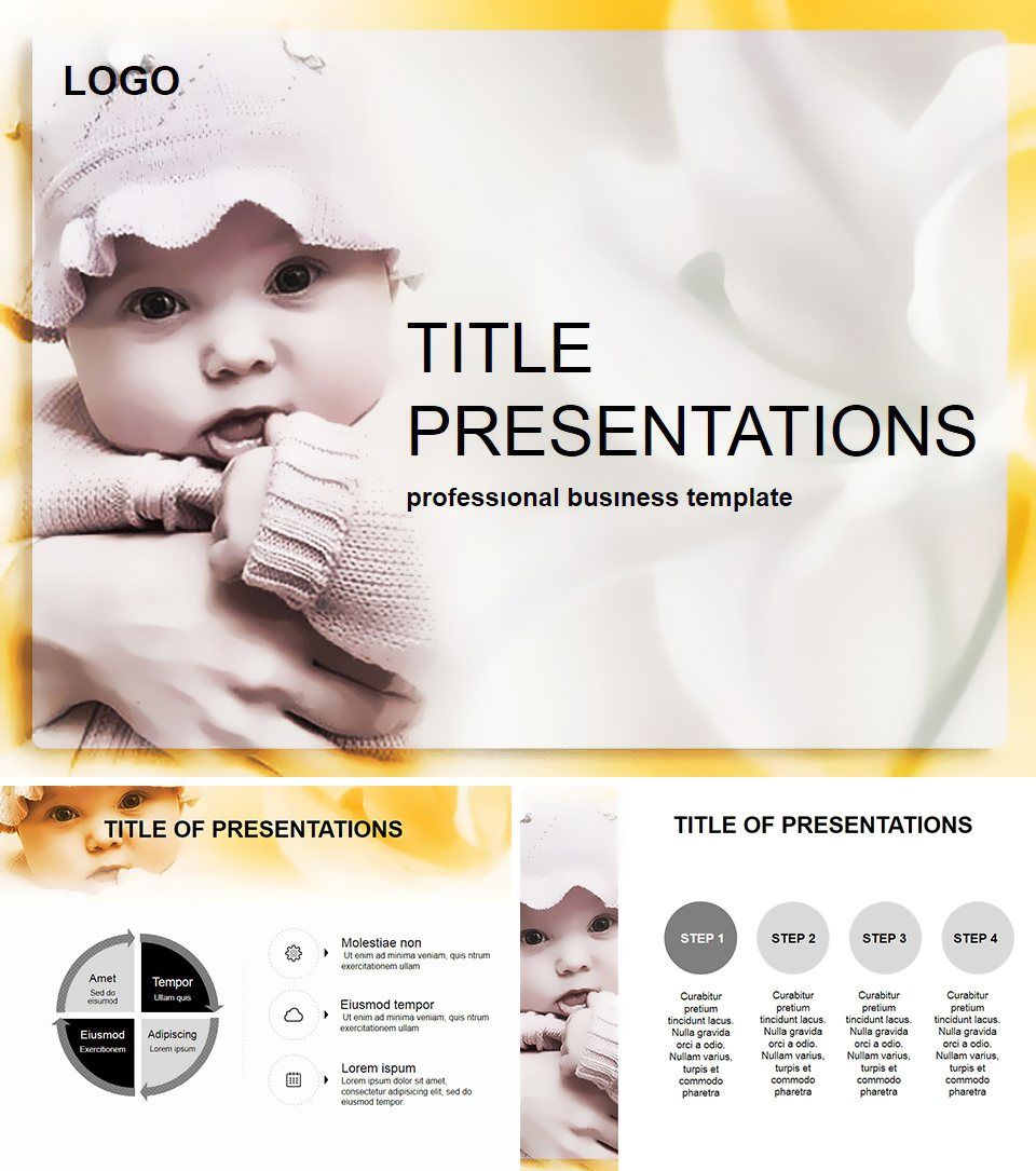 Newborn baby PowerPoint templates