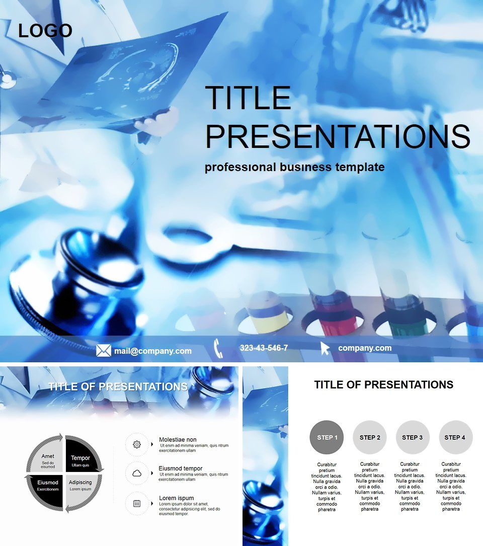 Medical tests PowerPoint template