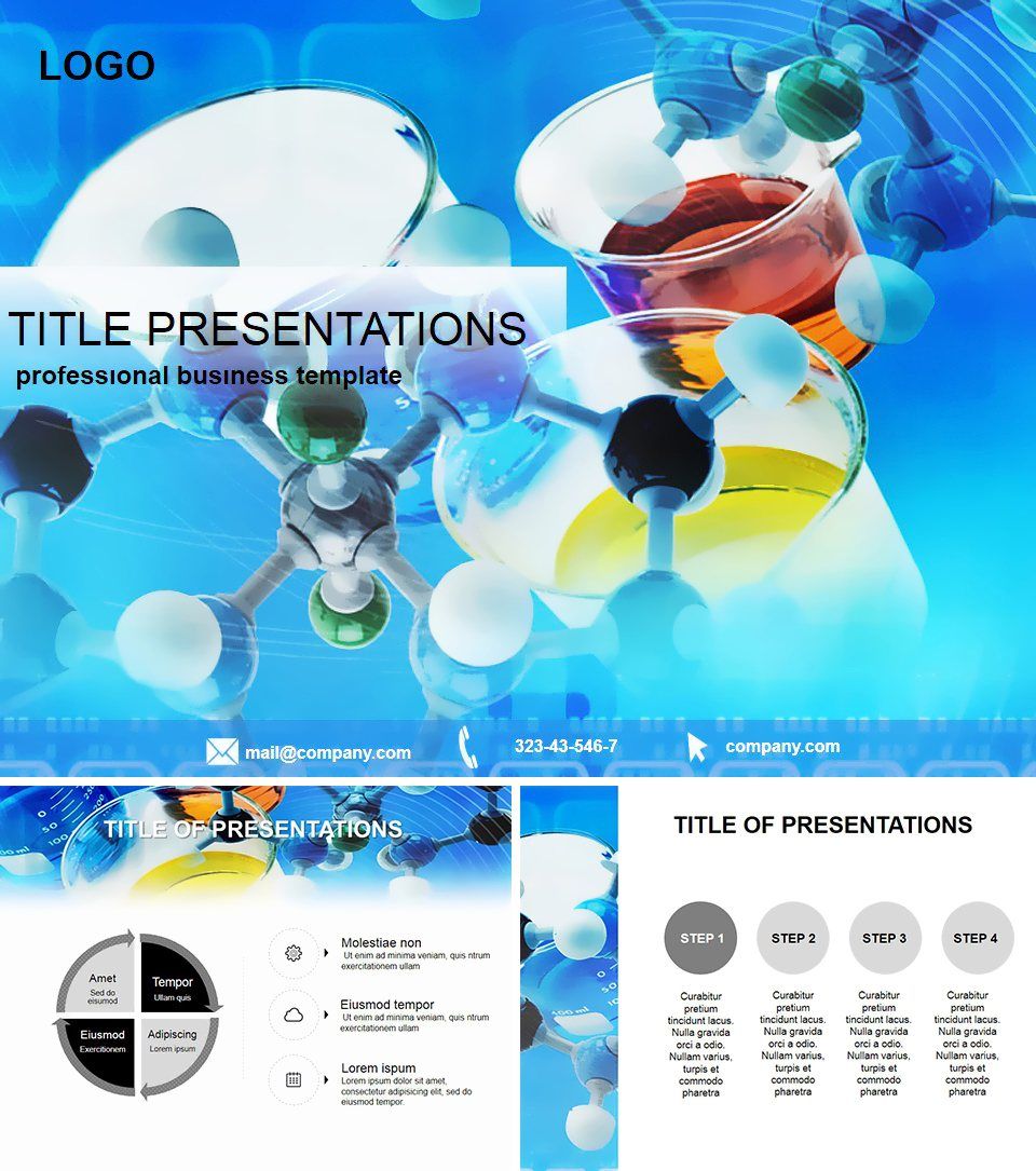 Chemical formula: Chemistry PowerPoint Templates