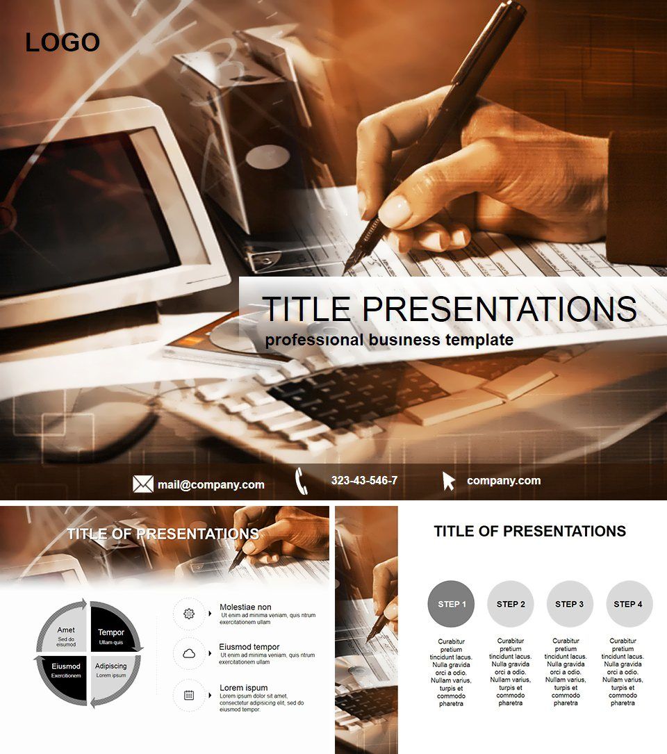 Employment to work PowerPoint template