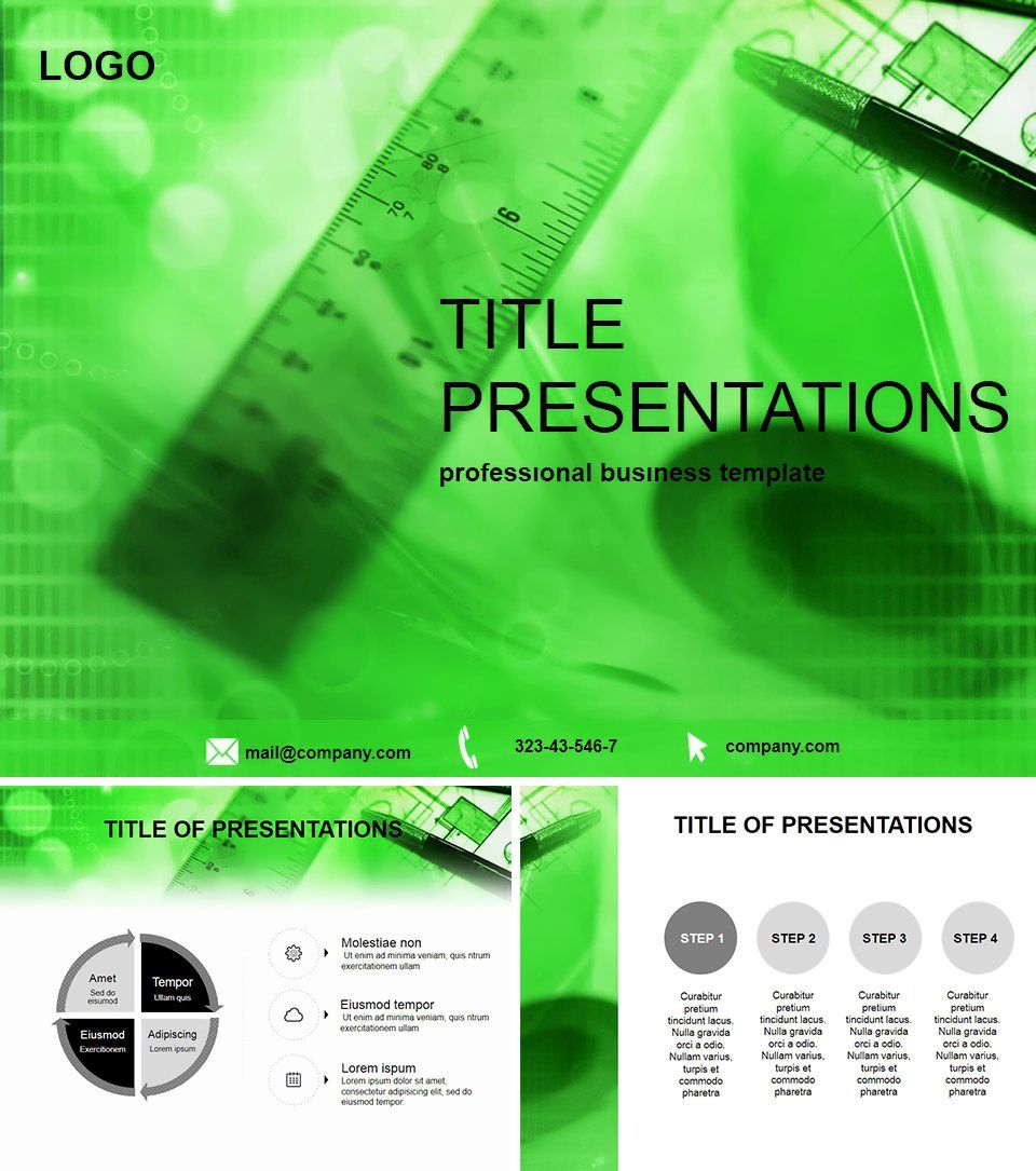 New Architecture Projects PowerPoint Presentation Template
