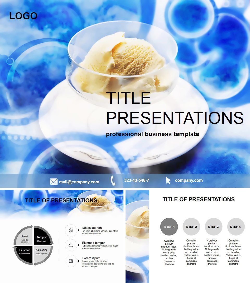 Ice cream PowerPoint Template
