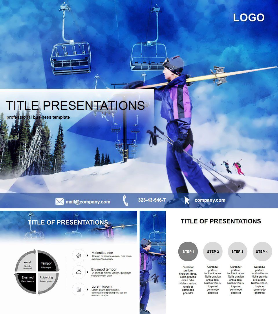 Ski Resorts PowerPoint Template