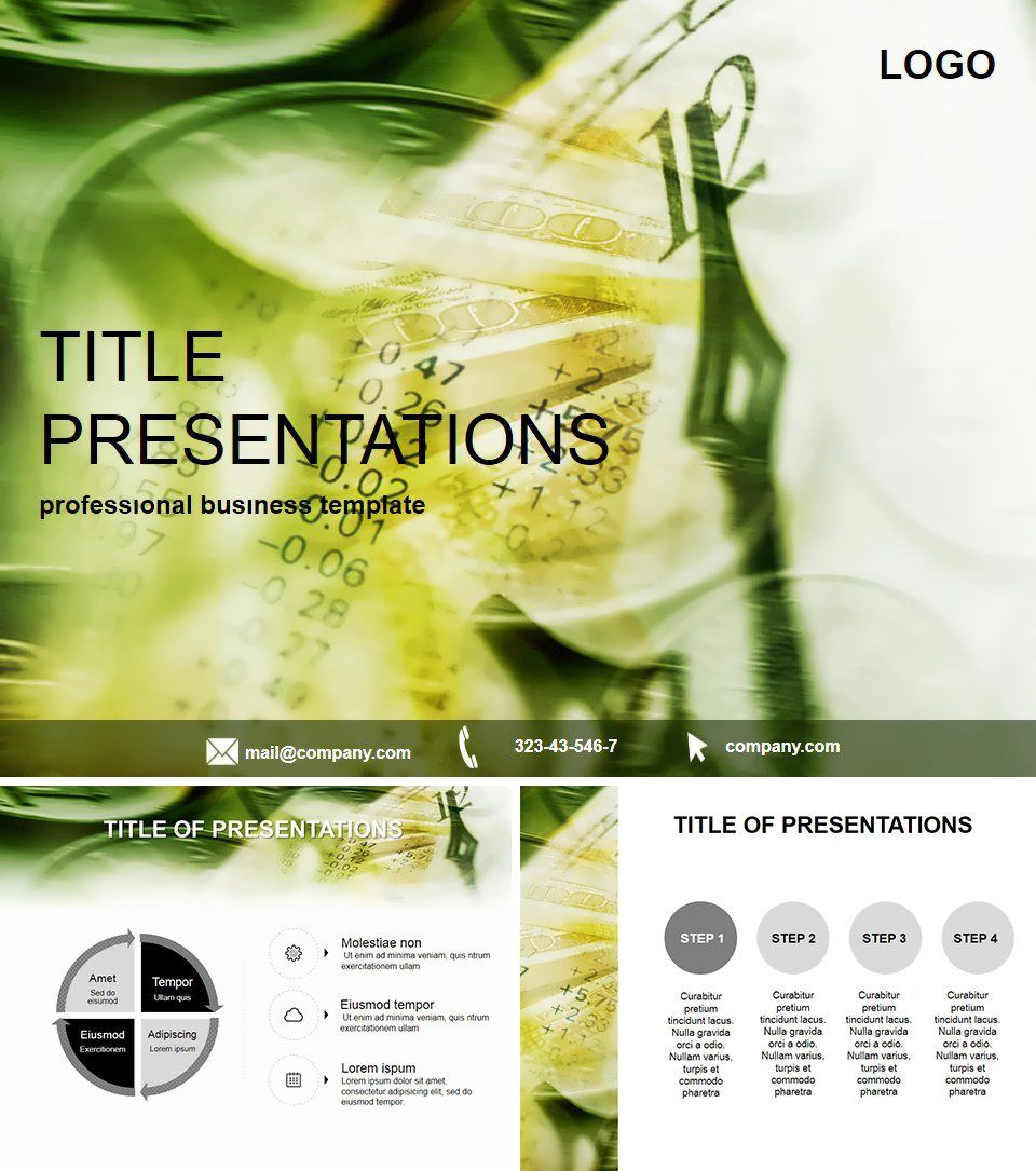 Money market PowerPoint Template
