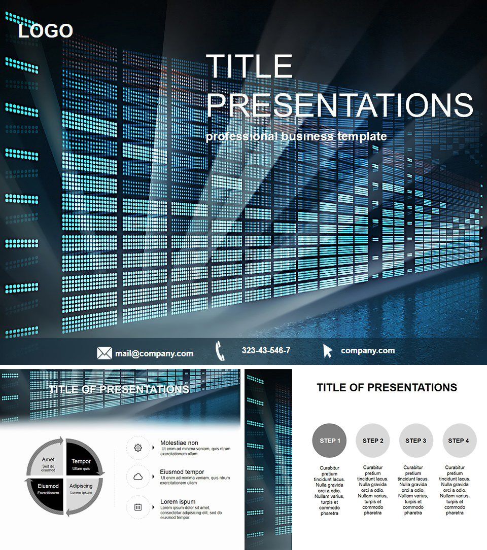 Sound System Music PowerPoint templates